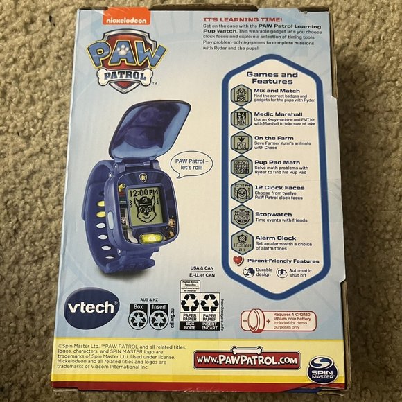 vtech | Toys | Vtech Paw Patrol The Movie Learning Watch Chase Blue ...